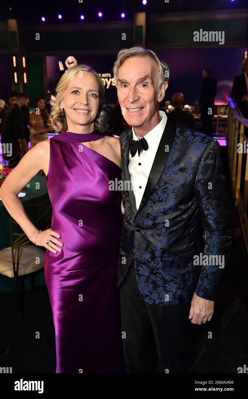 EXCLUSIVE - Liza Mundy, left, and Bill Nye attend night one of the ...