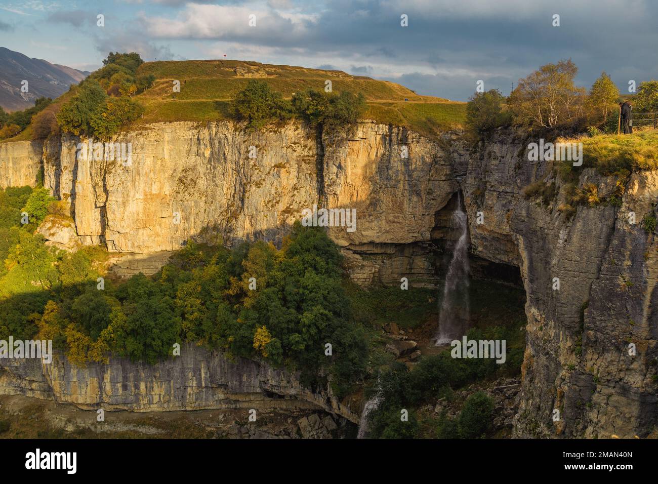 Khan waterfall. Matla nature extreme park. Caucasus scenery. Dagestan ...