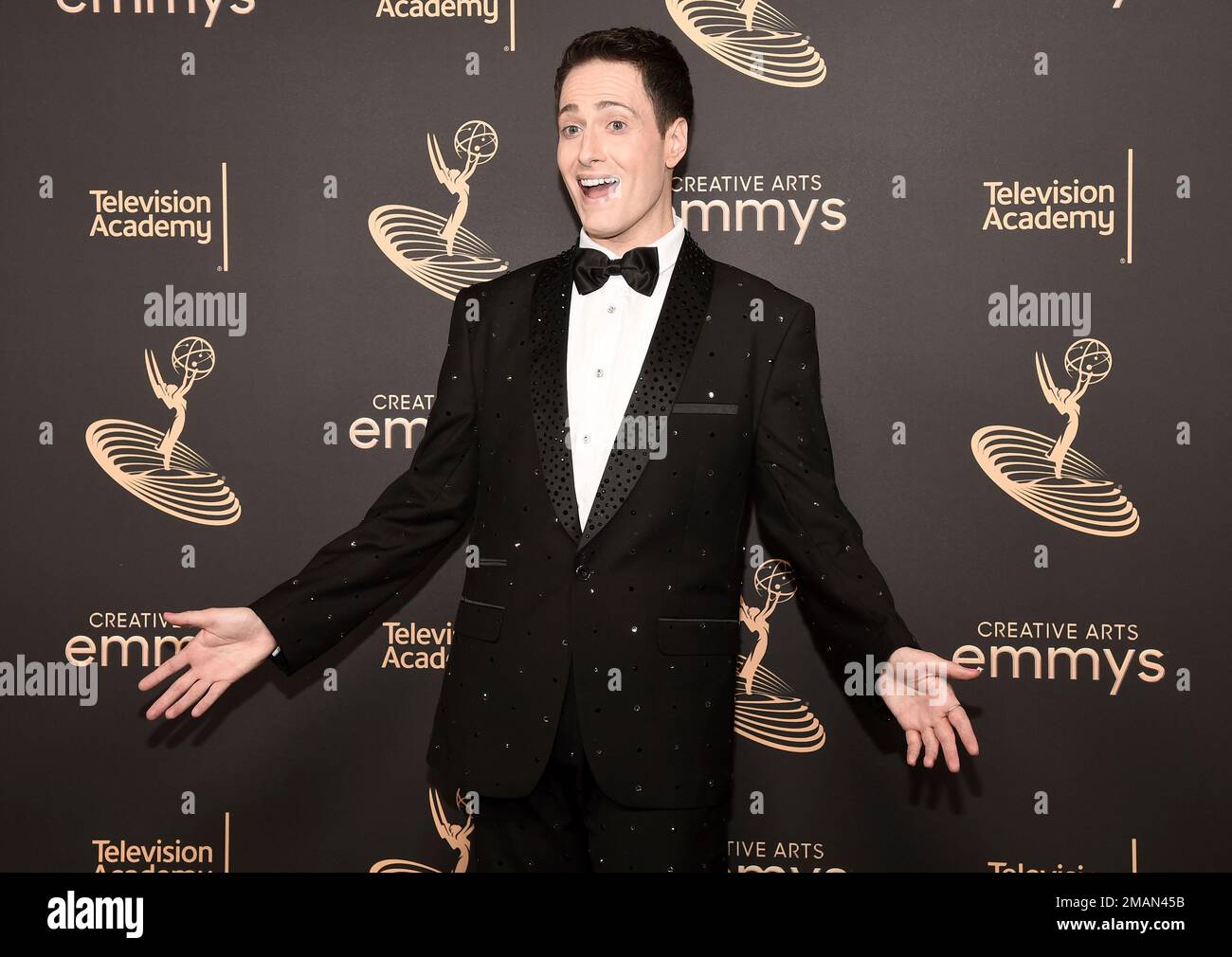 Randy Rainbow poses in the press room during night one of the ...