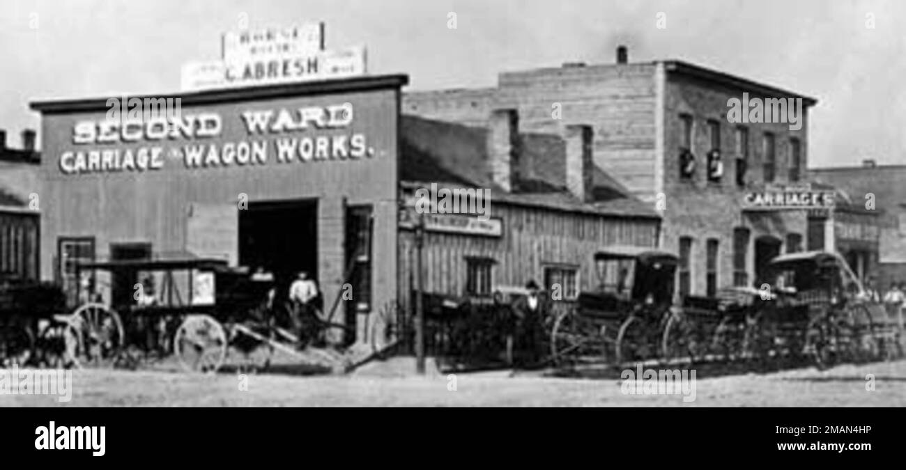 Second Ward Carriage & Wagons Works, C. Abresh, proprietor, 1880 Stock ...