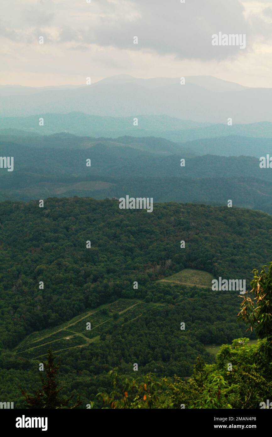 View from the Grayson Highlands State Park, VA, USA Stock Photo - Alamy