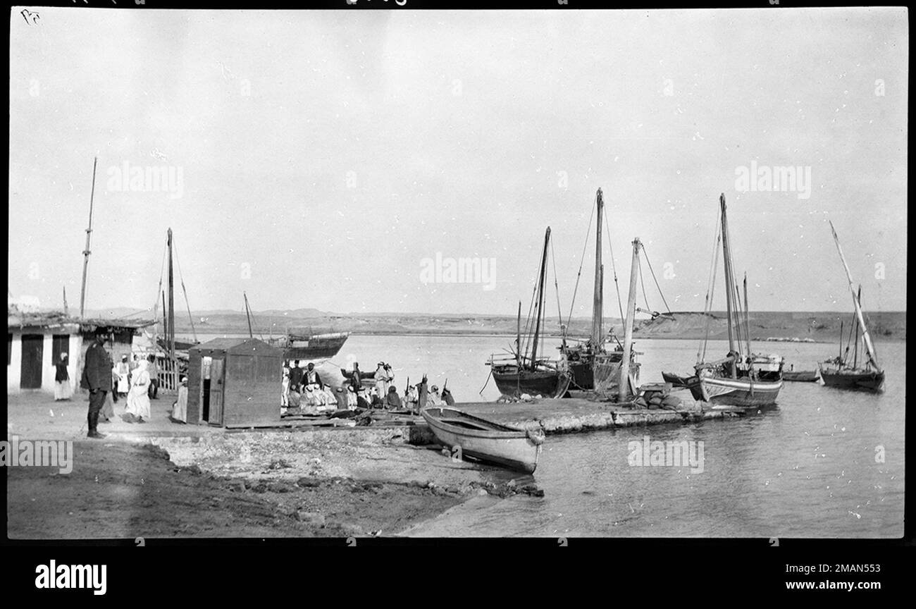 Harbour of Al Wajh- the expedition dhaw Stock Photo - Alamy