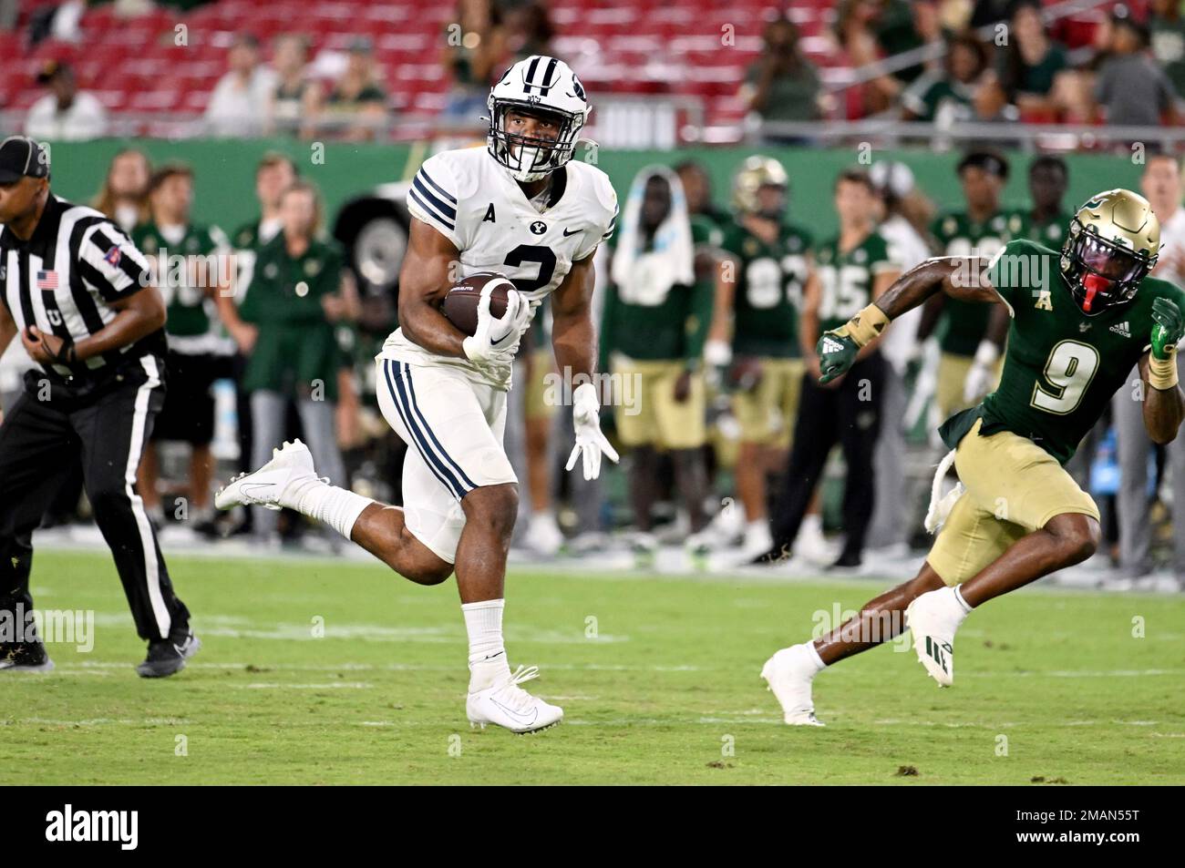 BYU running back Christopher Brooks (2) during an NCAA college football ...