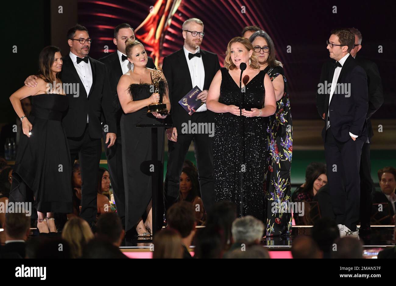EXCLUSIVE - The team from BBDO New York, Ad Agency accept the Emmy for ...