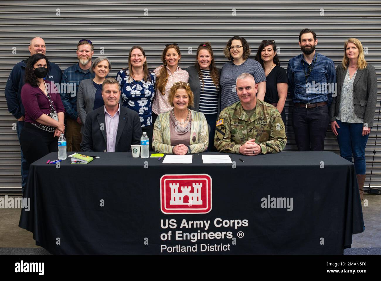 Cultural resource specialists and leadership from the Portland District ...