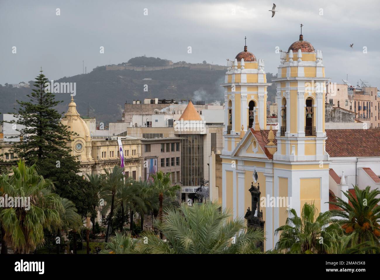 Bell towers of the cathedral of ceuta hi-res stock photography and ...