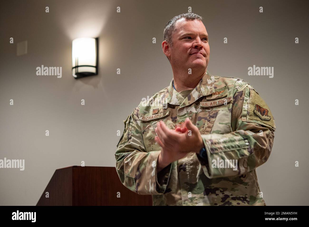 U.S. Air Force Col. Chris Richardson, 347th Rescue Group commander ...