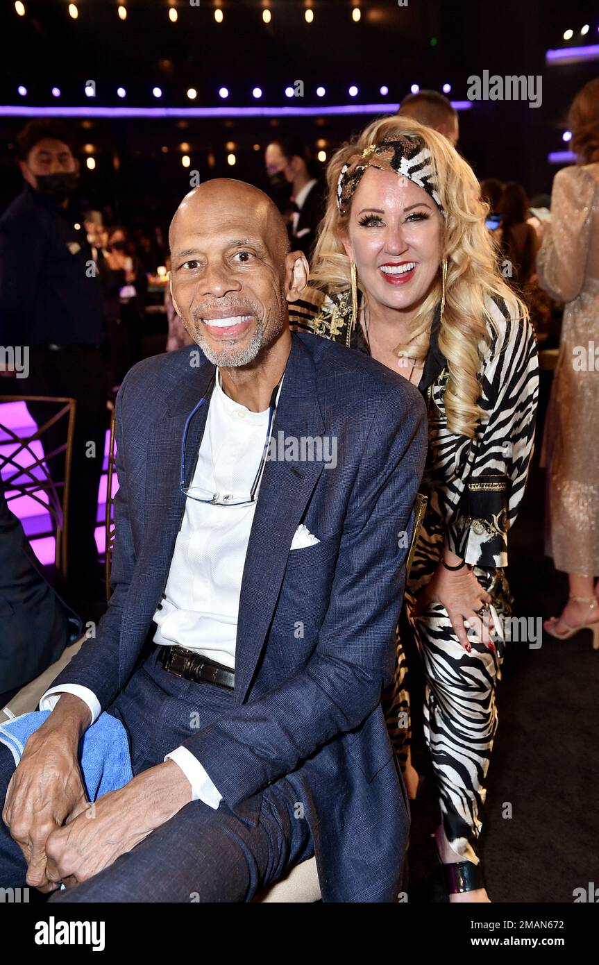 EXCLUSIVE - Kareem Abdul-Jabbar, left, and Deborah Morales attend night ...