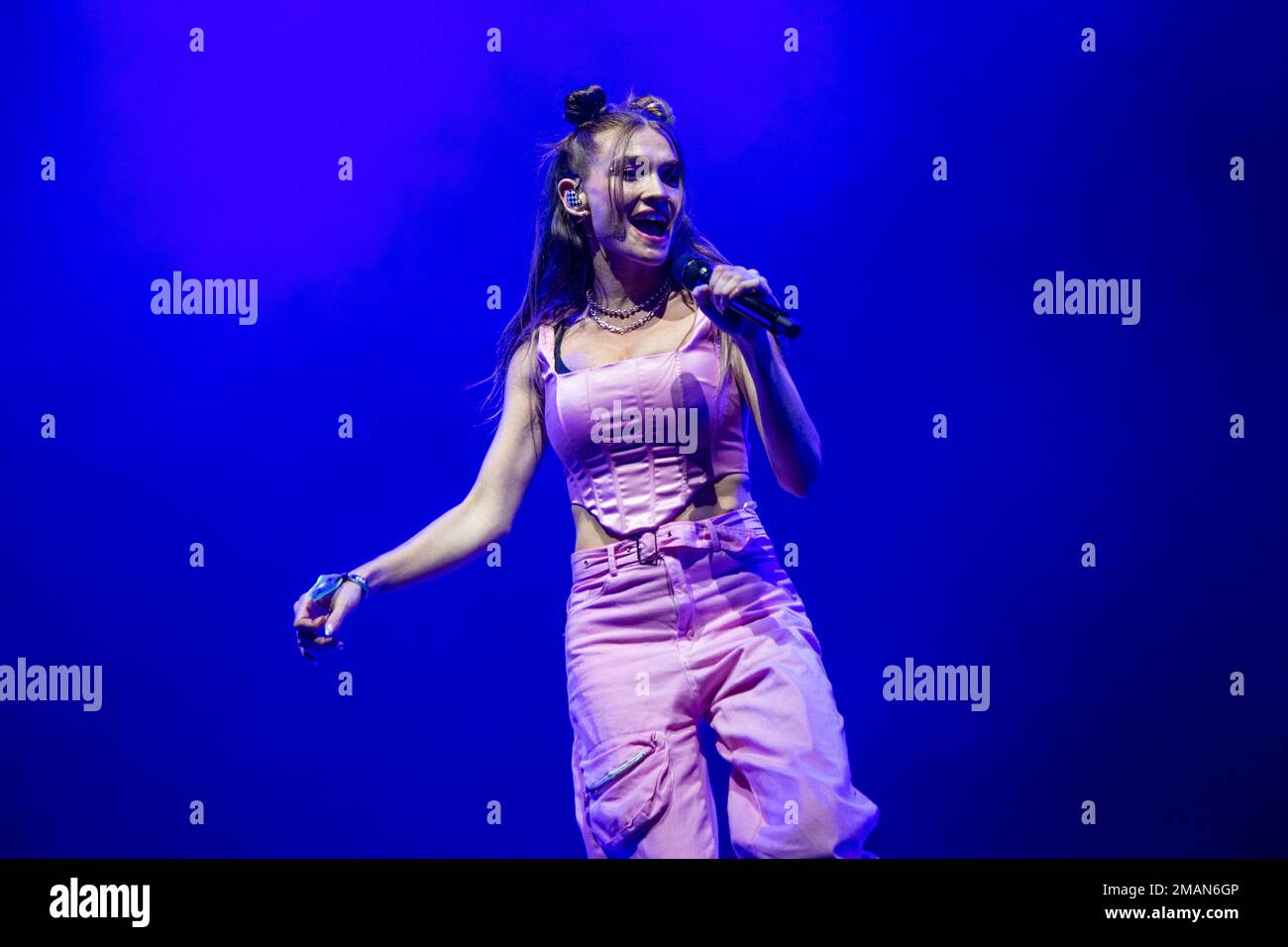 Mandy Lee of MisterWives performs at the All In Music & Arts Festival ...