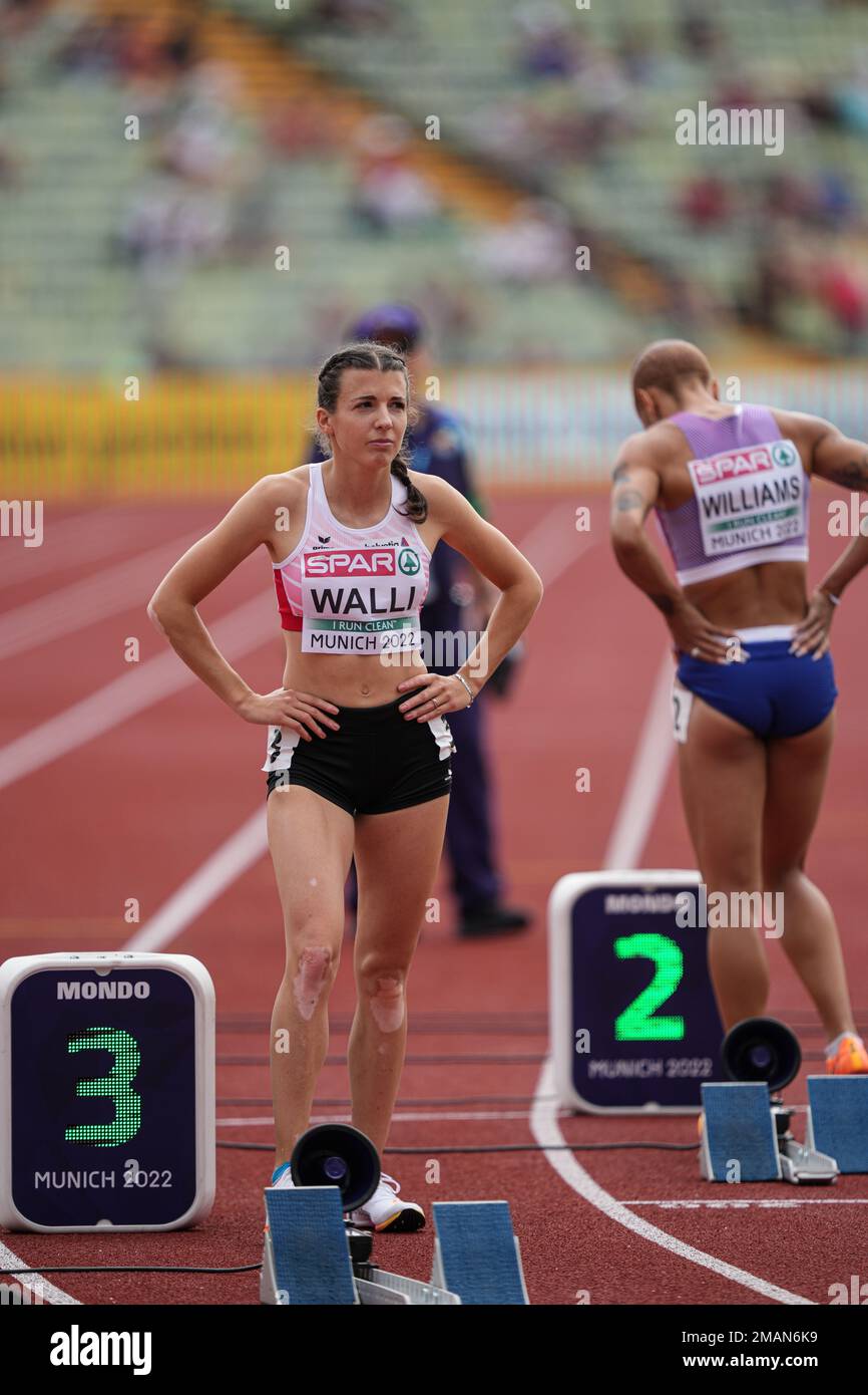 Susanne GOGL-WALLI participating in the 200 meters at the 2022 European ...