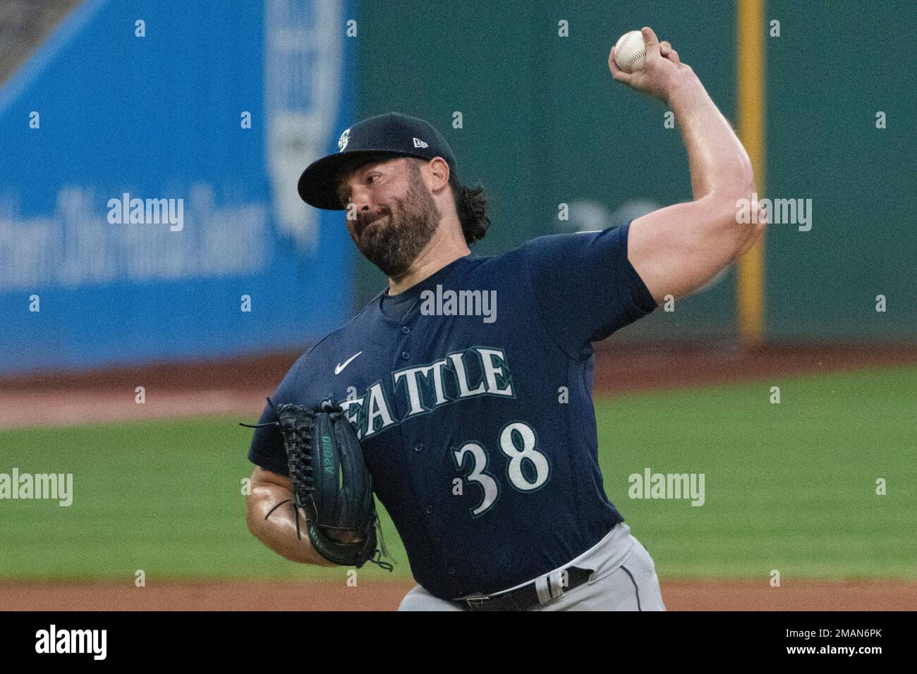 Seattle Mariners starting pitcher Robbie Ray delivers against the ...