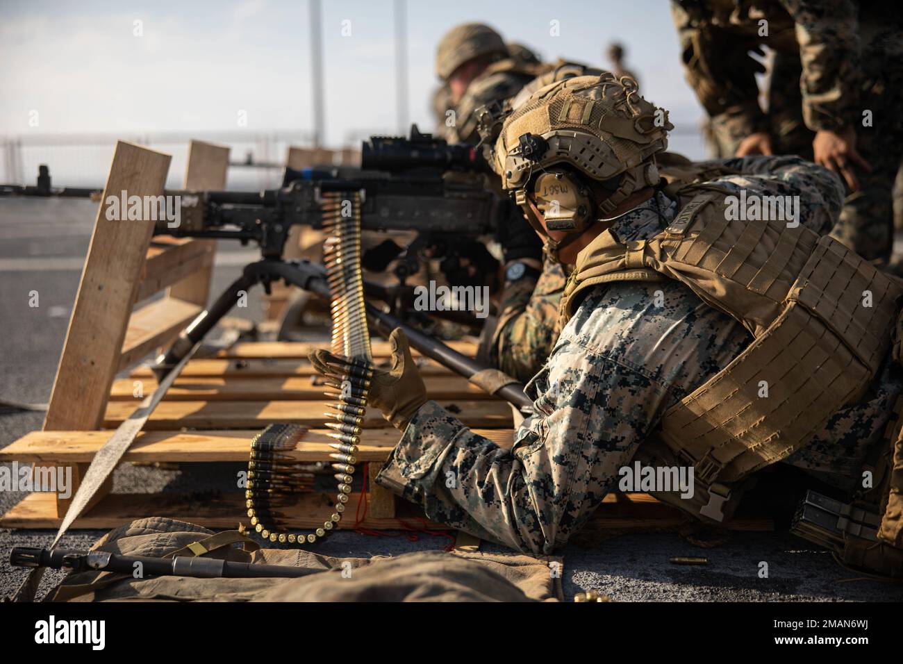 U.S. Marine Corps Lance Cpl. Tyler Cottrell a mortarman with Battalion ...