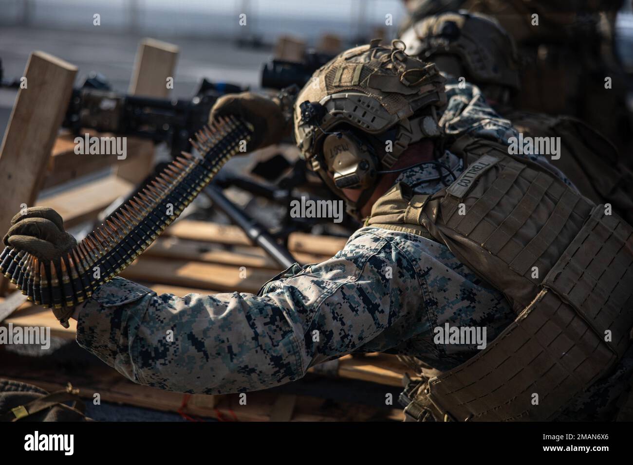 U.S. Marine Corps Lance Cpl. Tyler Cottrell a mortarman with Battalion ...
