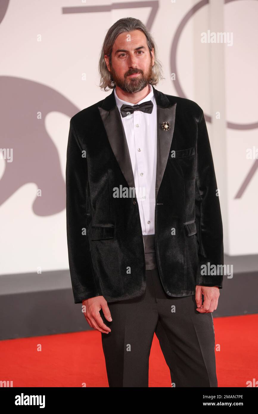 Director Ti West poses for photographers upon arrival at the premiere ...