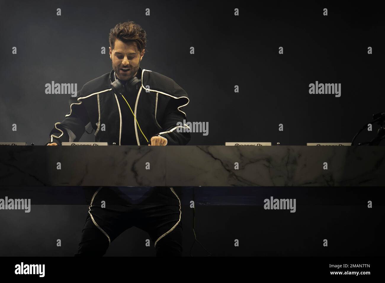 Brazilian DJ Alok performs during the Rock in Rio music festival in Rio ...