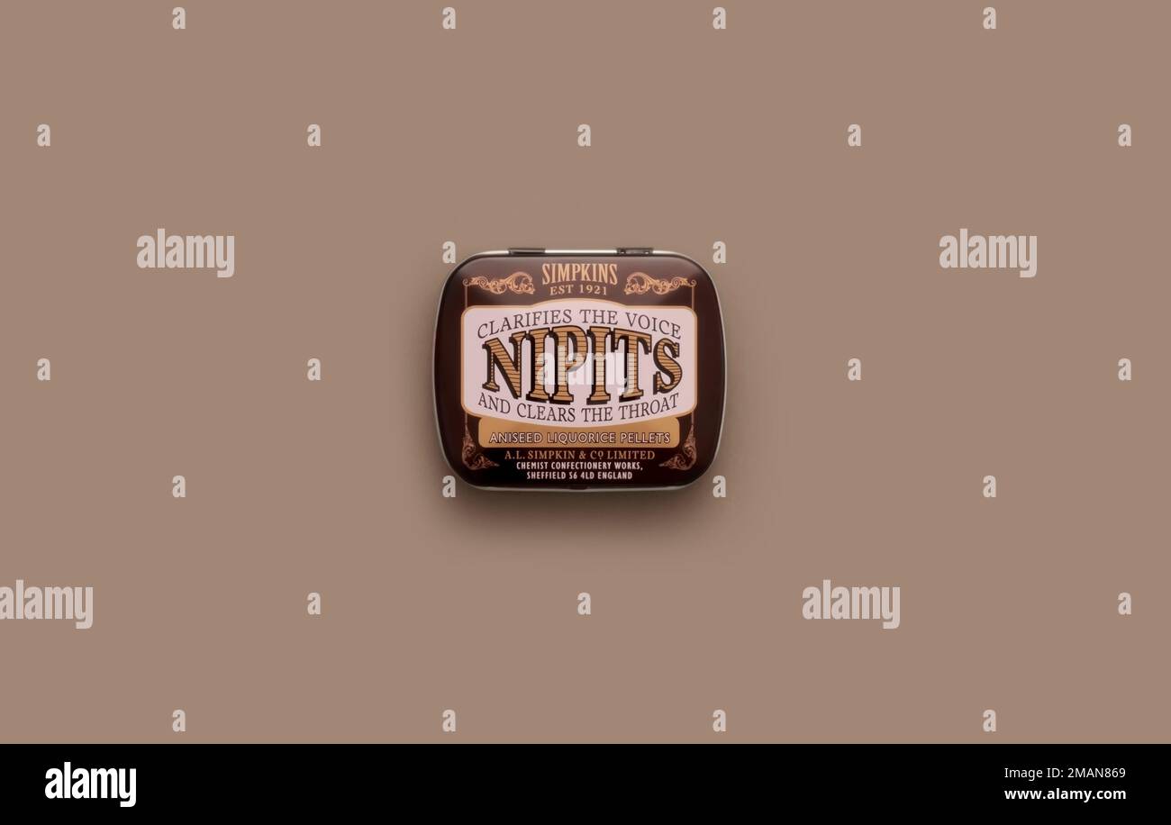 Nipits pure liquorice pellets hi-res stock photography and images - Alamy