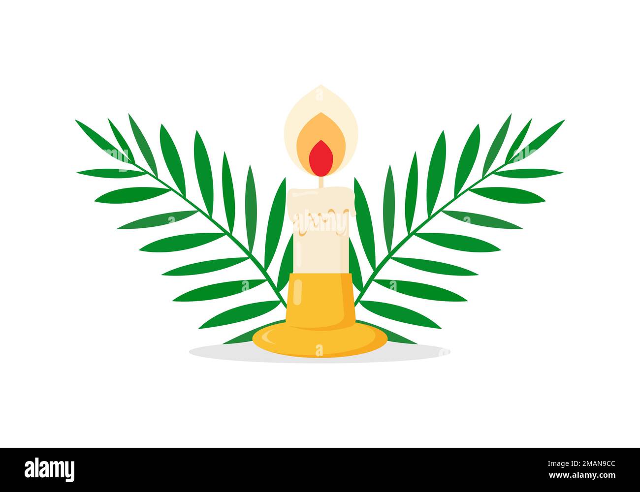 Christian greeting card or banner of the Holy Week before Easter ...