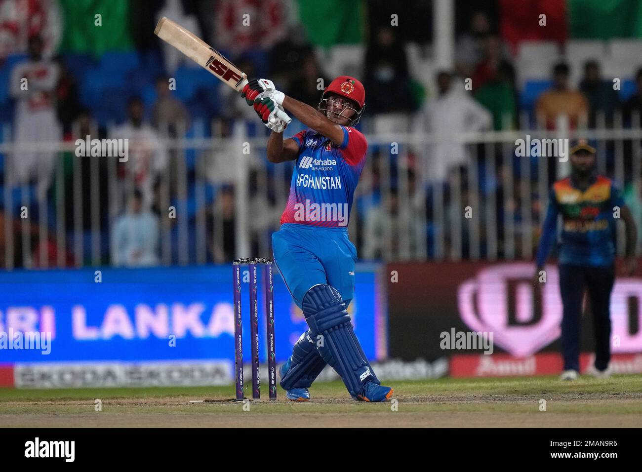 Afghanistan's Najibullah Zadran bats during the T20 cricket match of ...