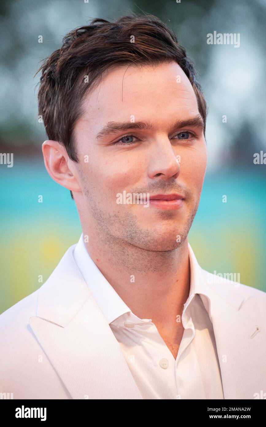 Nicholas Hoult poses for photographers upon arrival at the premiere of ...