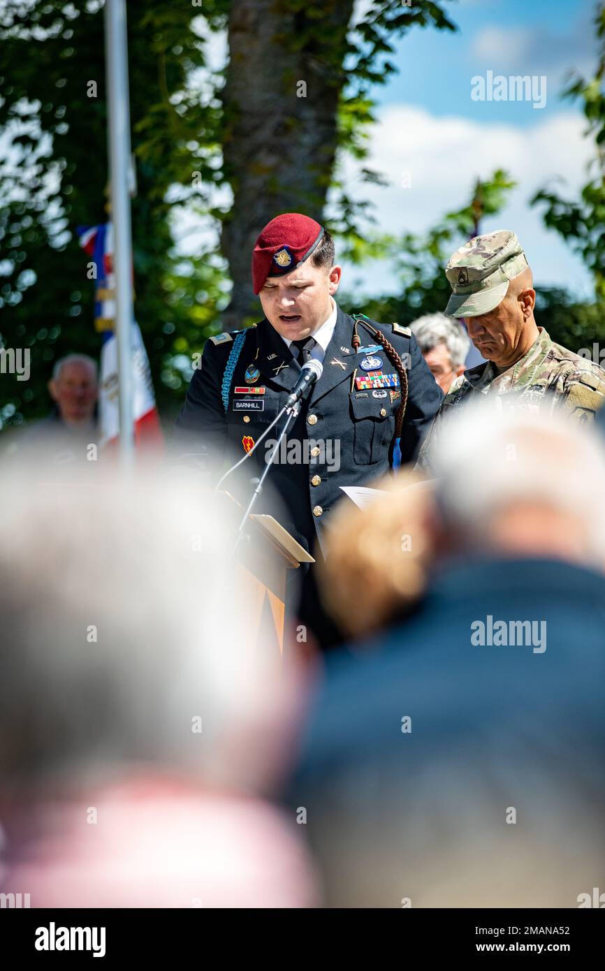 The commune of Amfreville honors the 507th Parachute Infantry Regiment ...