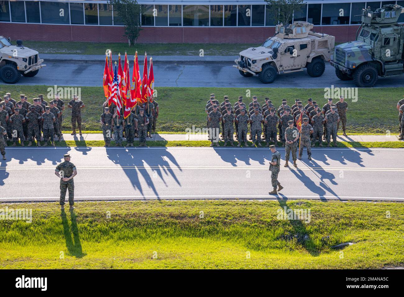 U.S. Marine Corps Col. Michael McCarthy, Marine Air Control Group 28 ...