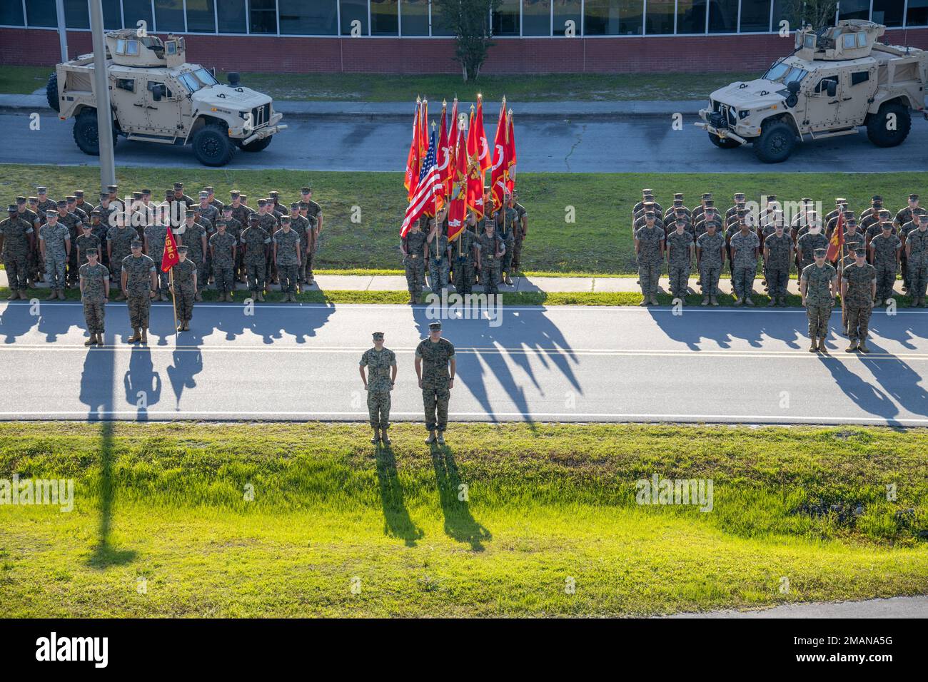 Marine Wing Support Squadron 271 and Marine Air Control Group 28 holds ...