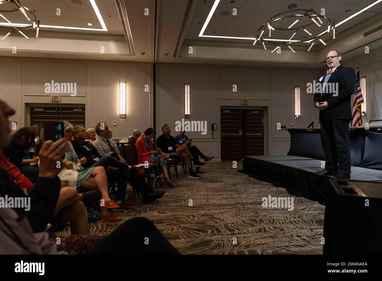 Douglas Frank speaks during the Nebraska Election Integrity Forum on ...