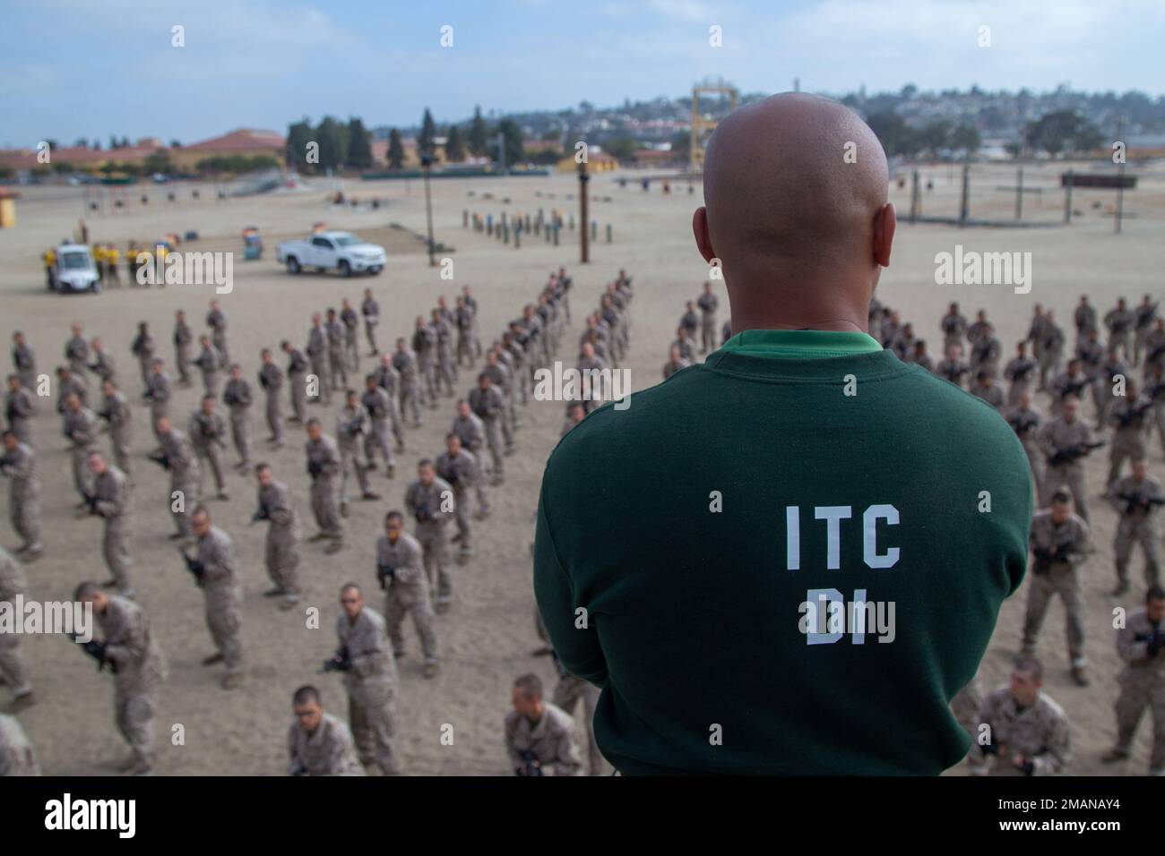 U.S. Marine Corps Sgt. John Paran a martial arts instructor with ...