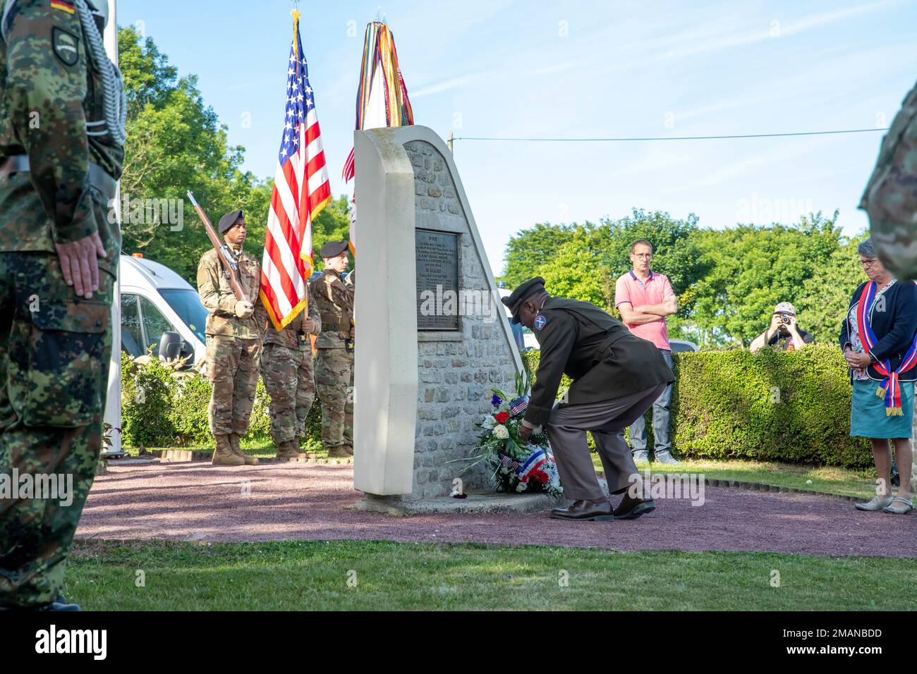 Col. Mark A. Denton, commander of the 207th Military Intelligence ...