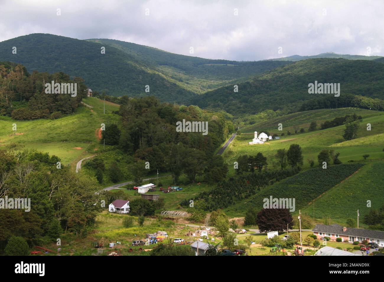 Agricultural land in Grayson County, Virginia, USA Stock Photo - Alamy