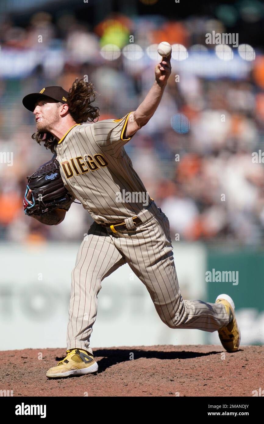 San Diego Padres' Tyler Rogers during a baseball game against the San ...