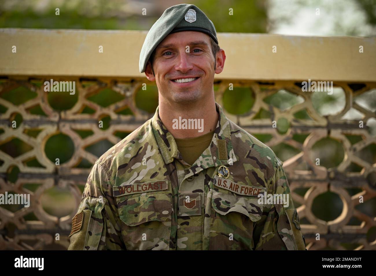 U.S. Air Force Tech. Sgt. Roy Wollgast, an 82nd Expeditionary Rescue ...