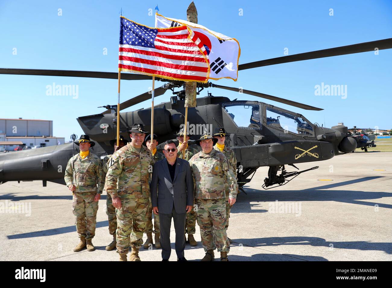 Lt. Col. Eric Megerdoomian and Command Sgt. Majo. Brian Blomberg ...
