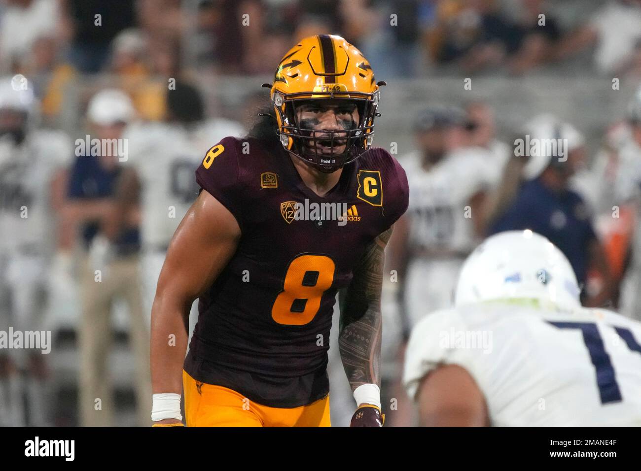 Arizona State linebacker Merlin Robertson (8) in the first half during ...