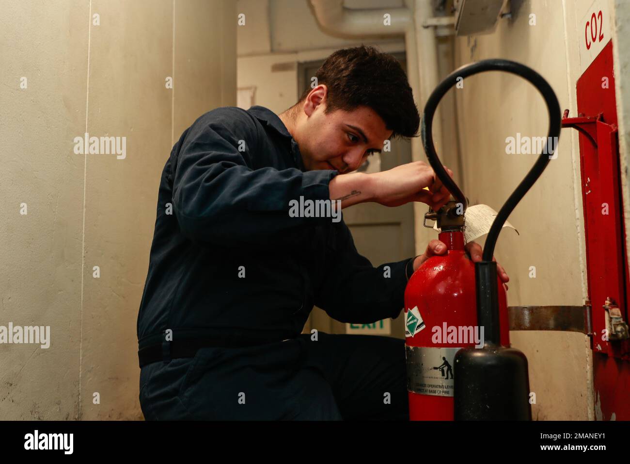 PHILIPPINE SEA (June 1, 2022) Airman Jonathan Nunez, from Soledad ...