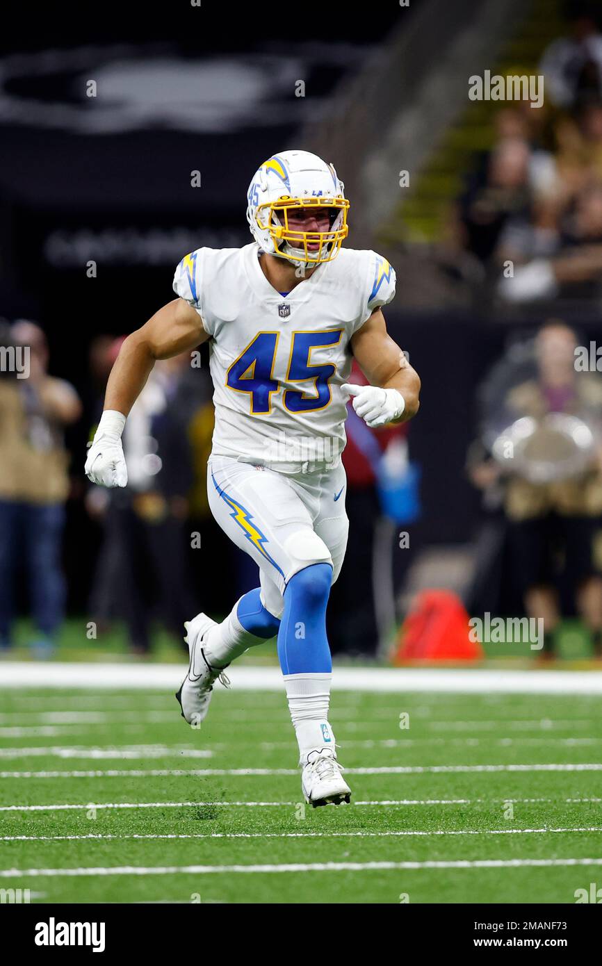 Los Angeles Chargers fullback Zander Horvath (45) in action during an ...