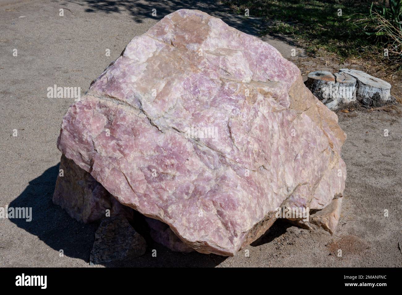 Giant piece of rose quartz. North Cape, South Africa Stock Photo - Alamy
