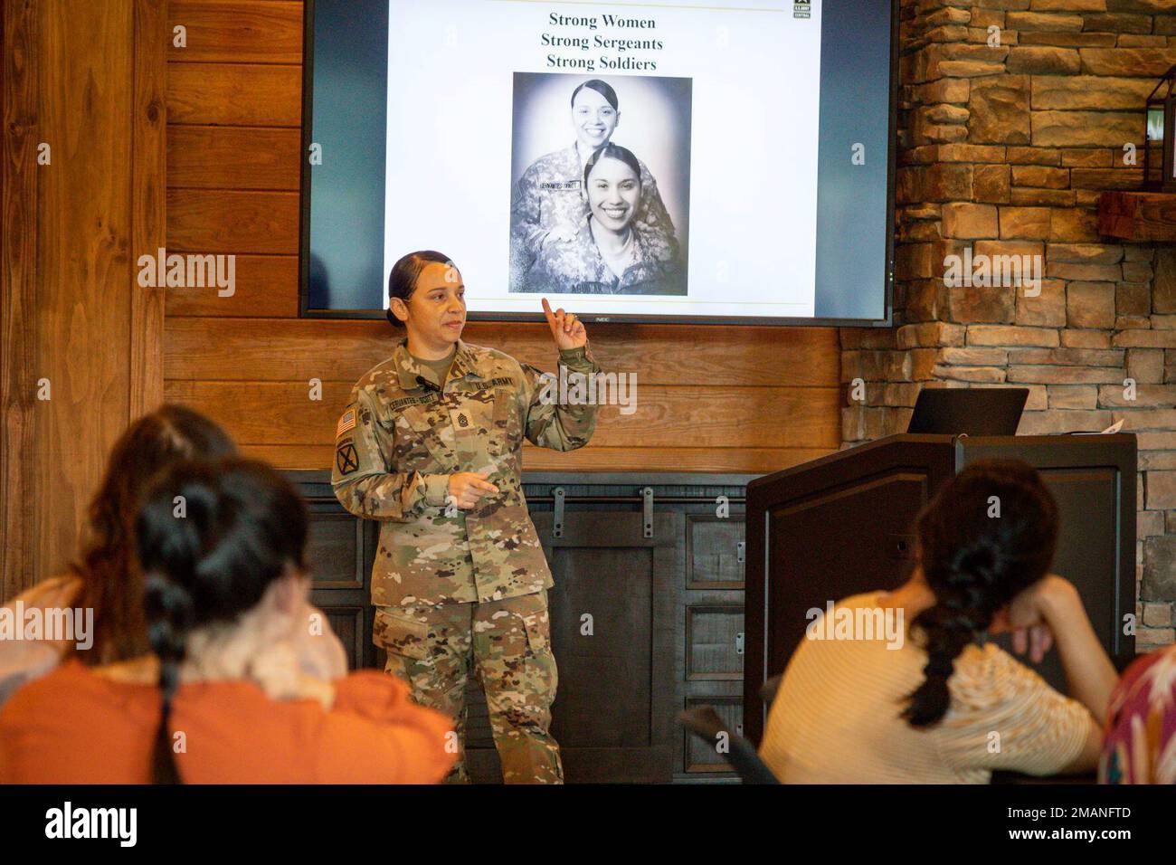 Sgt. Maj. Tracy Cervantes-Scott, USARCENT Logistics Senior Enlisted ...