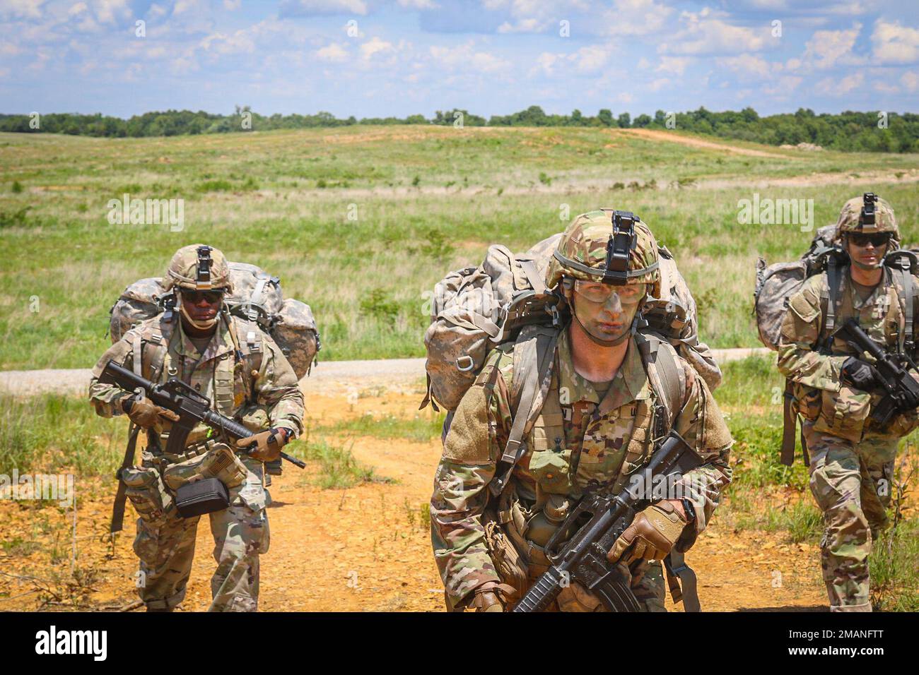 Soldiers assigned to 4th Cavalry, Multifunction Training Brigade, 1st ...