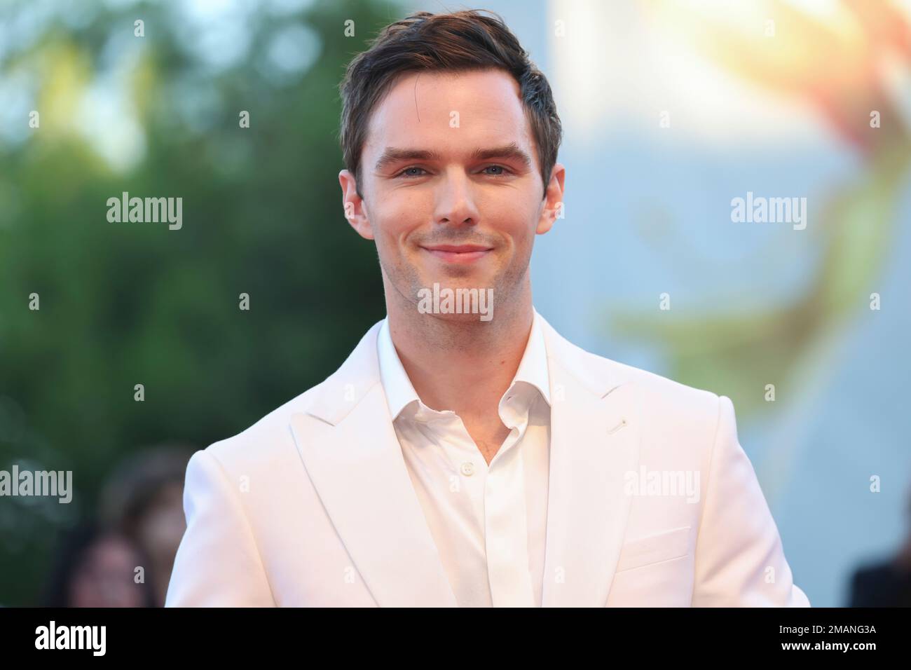 Nicholas Hoult poses for photographers upon arrival at the premiere of ...