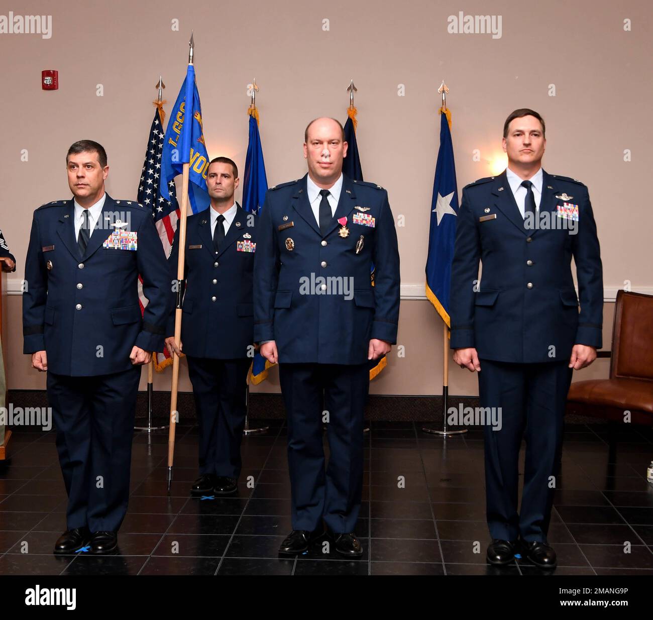 Maj. Gen. Andrew Gebara, left, 8th Air Force and Joint-Global Strike ...