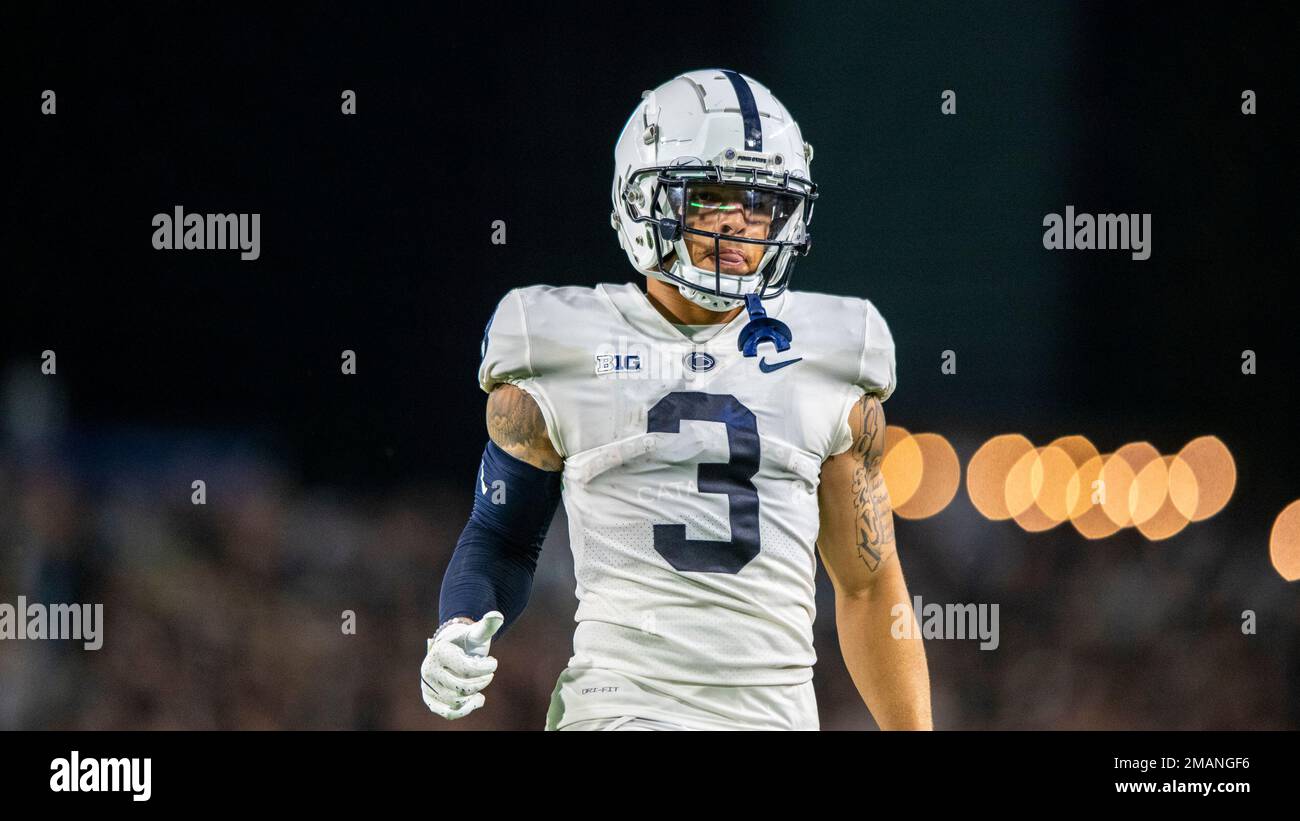 Penn State wide receiver Parker Washington (3) during an NCAA football ...