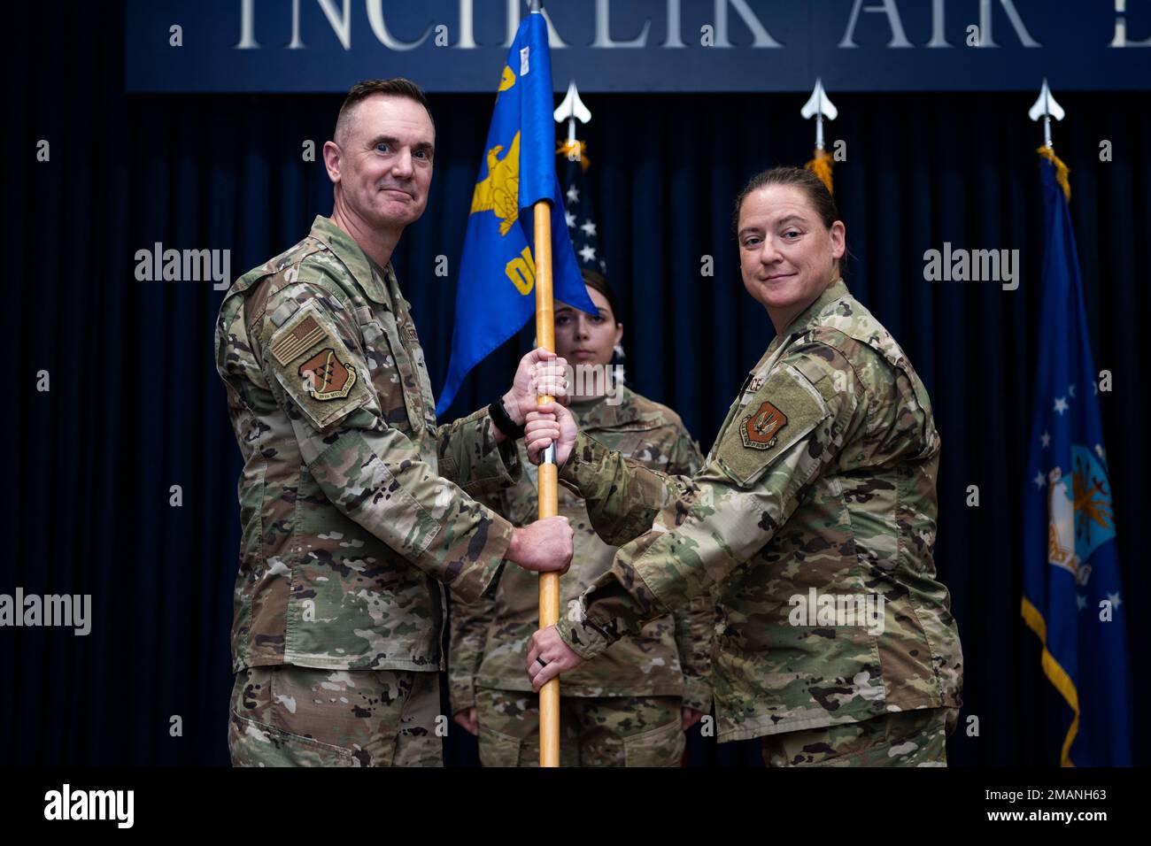 Lt. Col. Melissa Tennant, incoming 39th Operational Medical Readiness Squadron commander ...