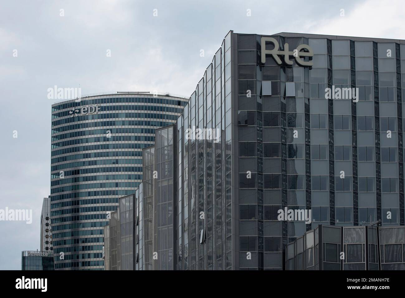EDF headquarters, the main French electricity provider, and RTE ...