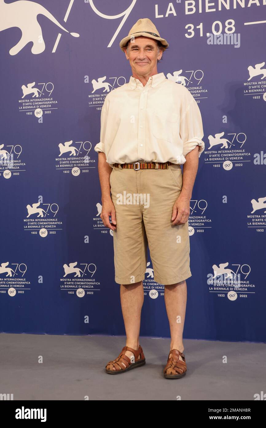 Mark Rylance poses for photographers at the photo call for the film ...