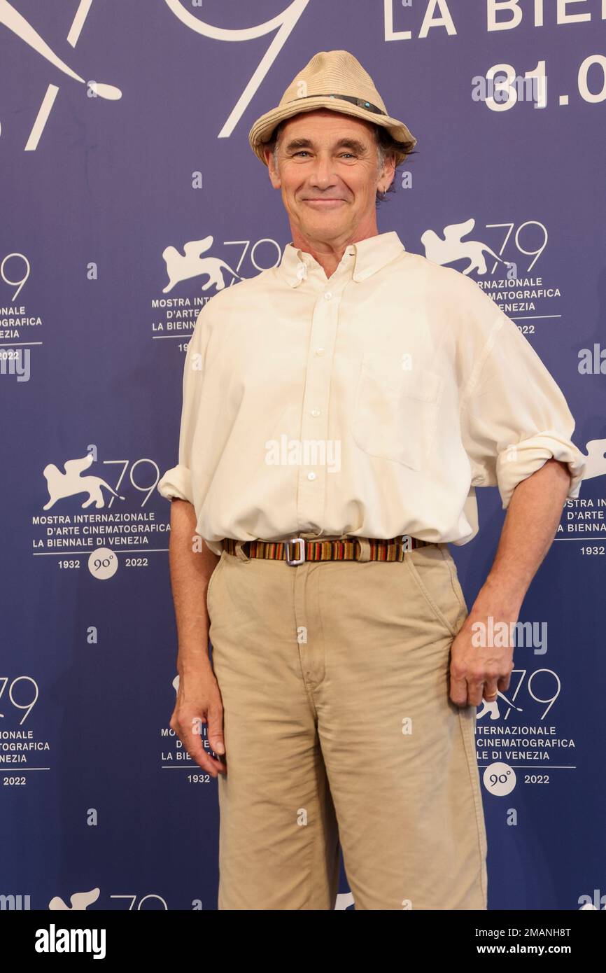 Mark Rylance poses for photographers at the photo call for the film ...