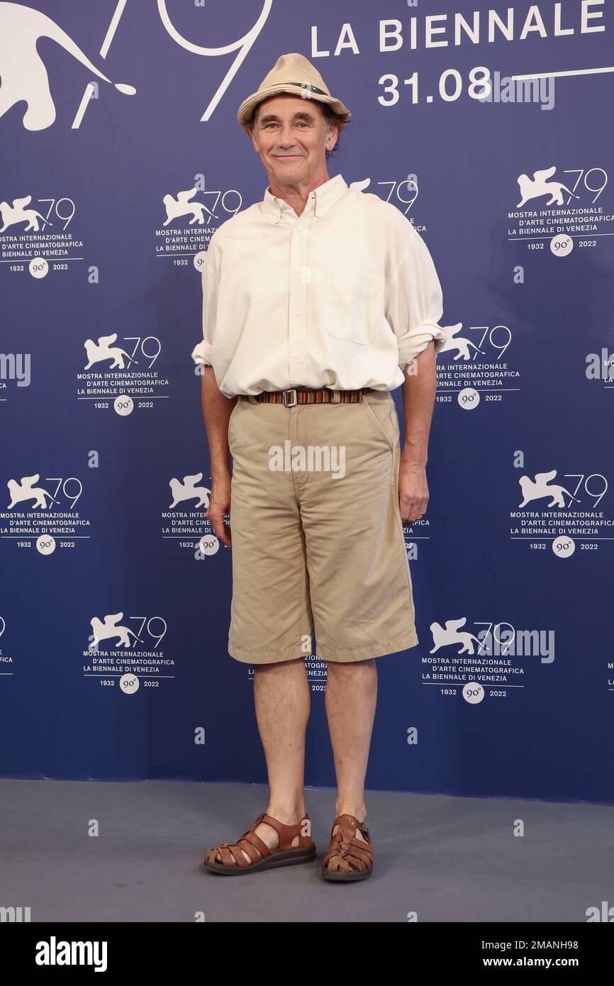 Mark Rylance poses for photographers at the photo call for the film ...