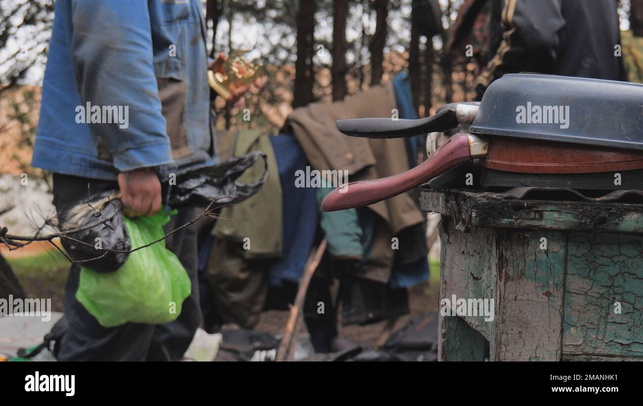 Homeless tent echo park hi-res stock photography and images - Alamy