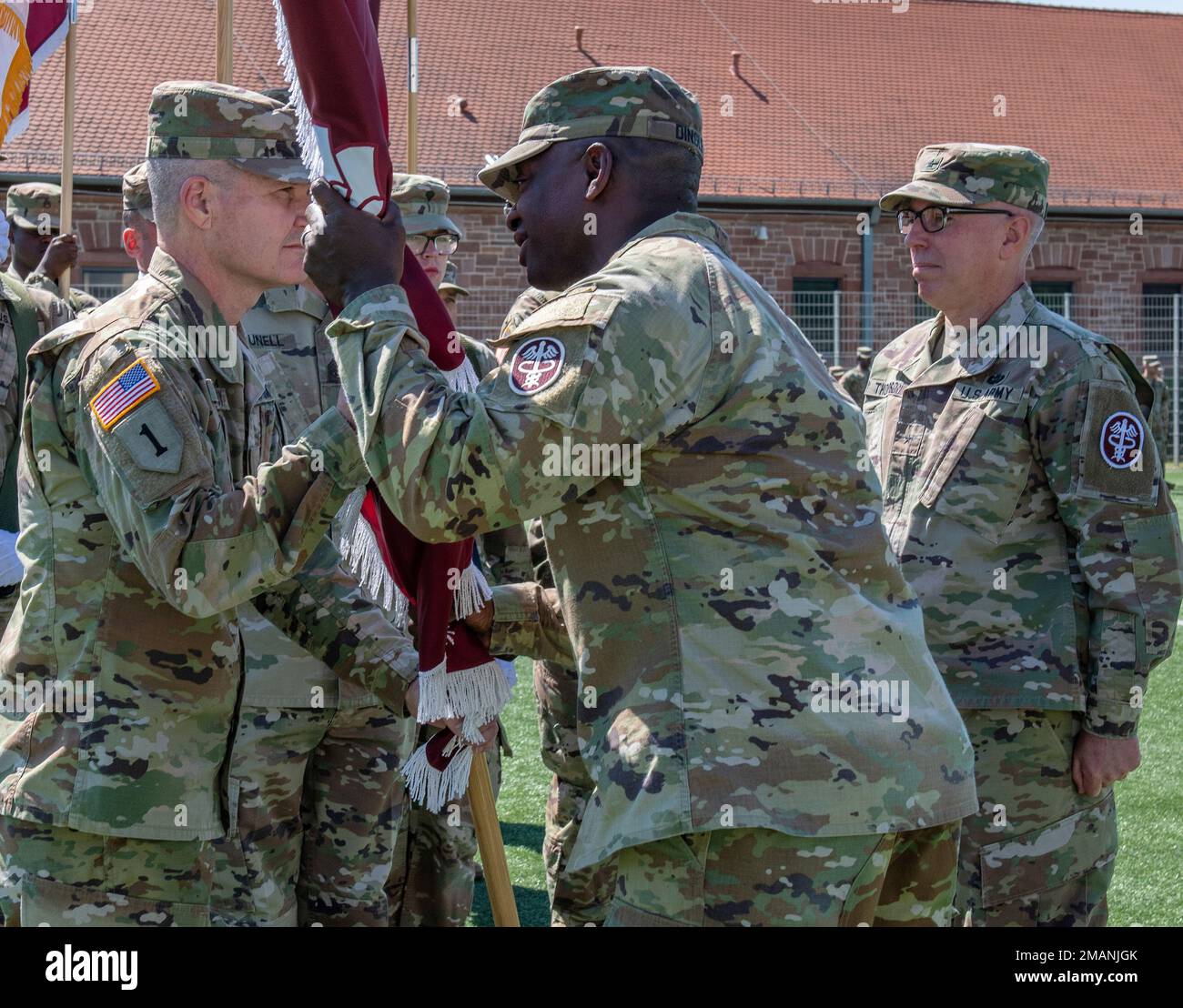 U.S. Army Lt. Gen. R. Scott Dingle, the U.S. Army Surgeon General, and ...