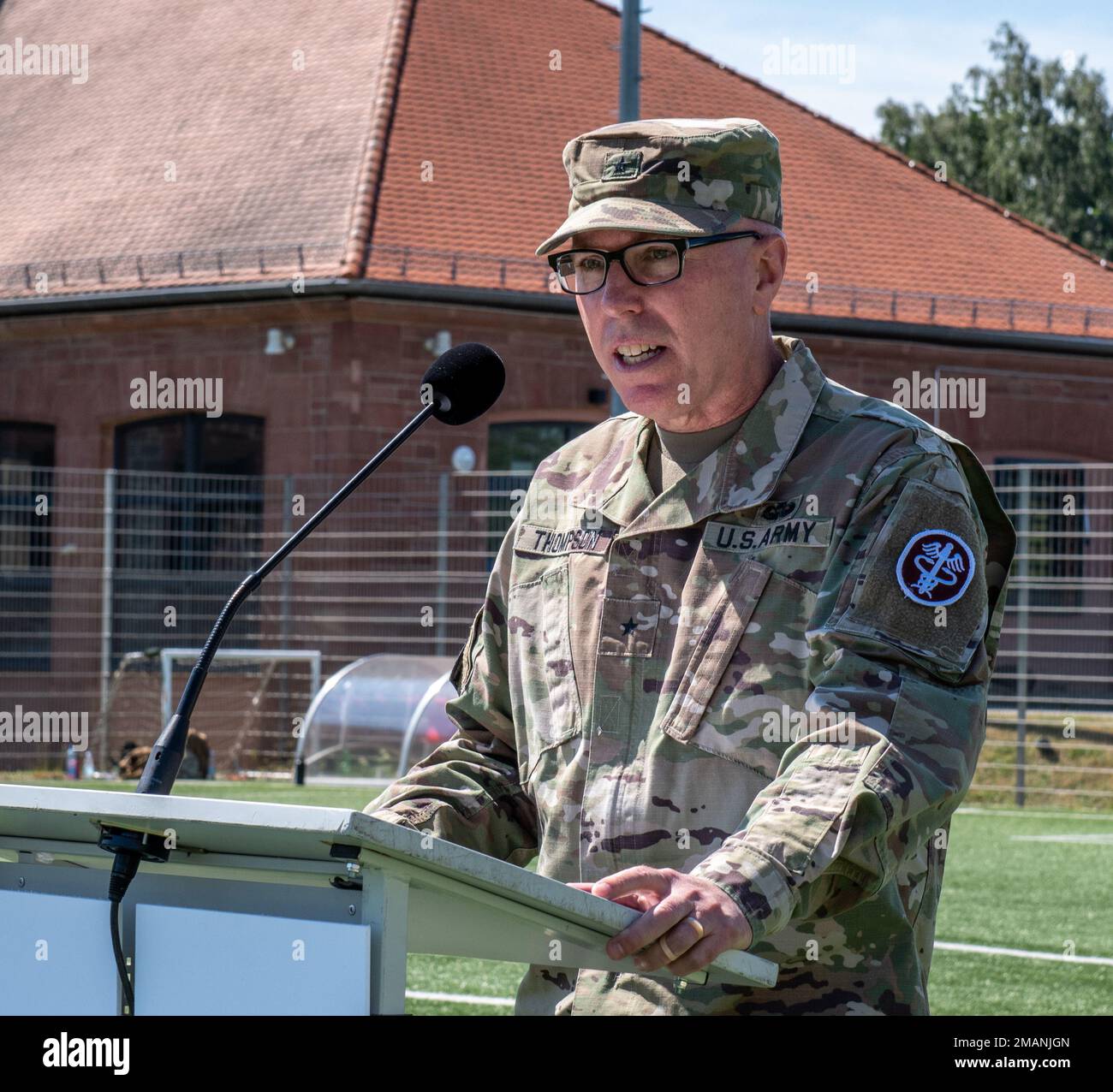 U.S. Army Brig. Gen. Mark Thompson outgoing Regional Health Command ...